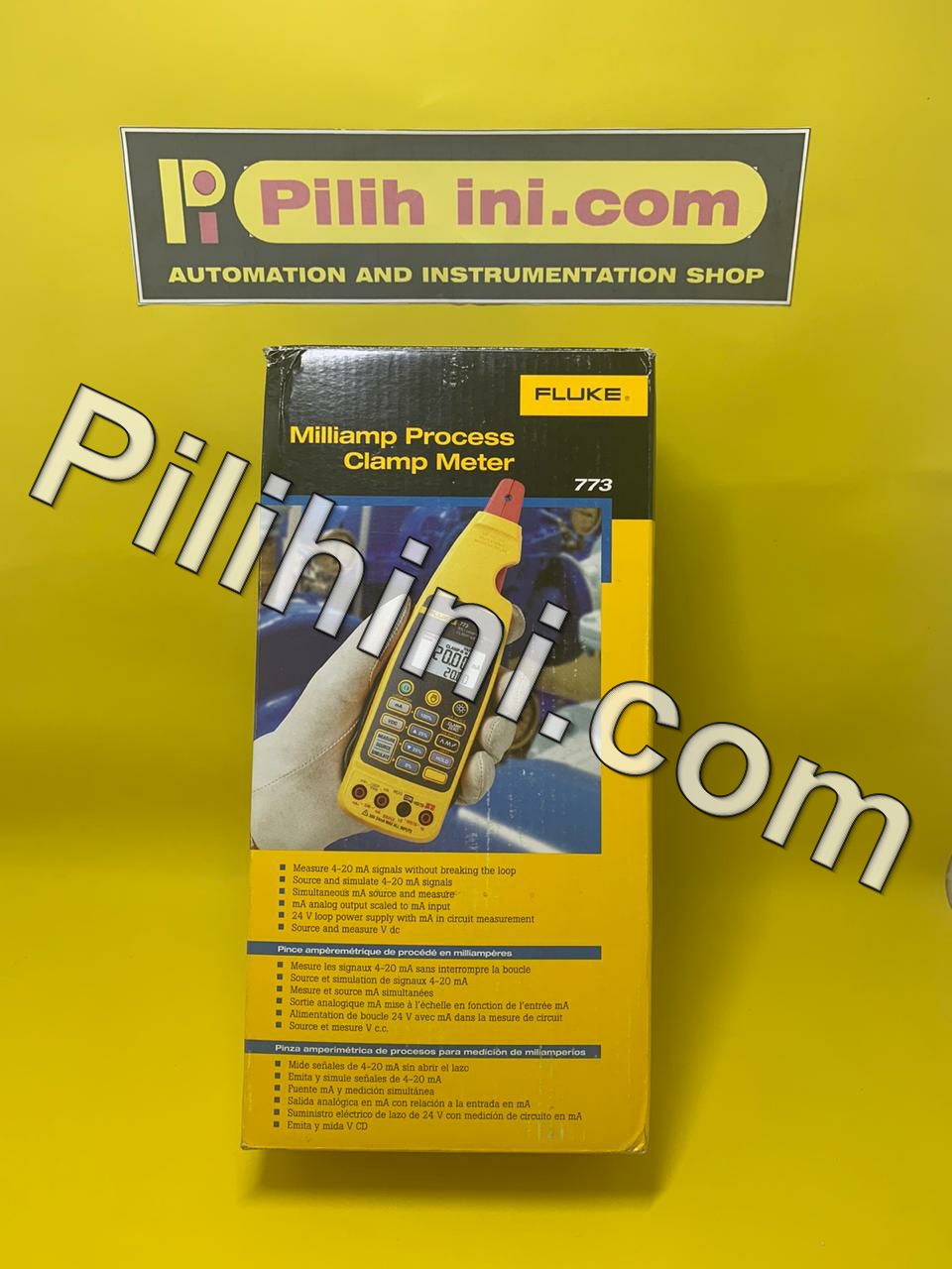 Fluke-773 MILLIAMP PROCESS CLAMP METER – pilihini.com