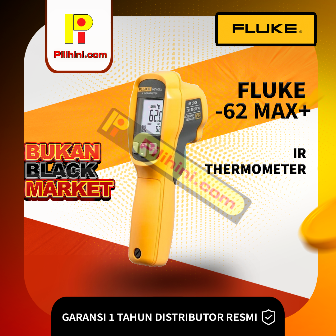Fluke 62 MAX+ Handheld Infrared Laser Thermometer – pilihini.com