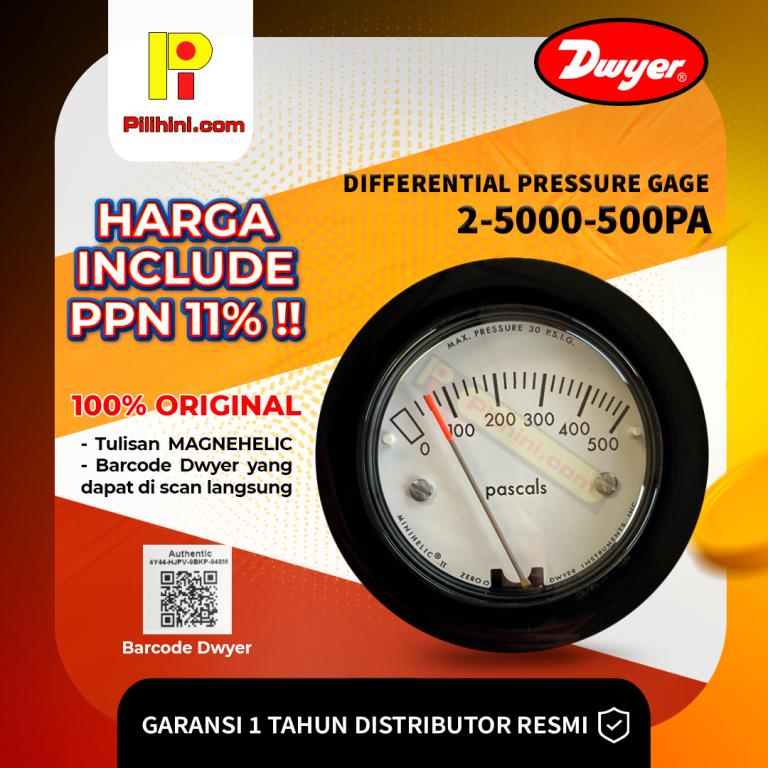 Dwyer Minihelic II Differential Pressure Gage 2-5000-500PA – pilihini.com